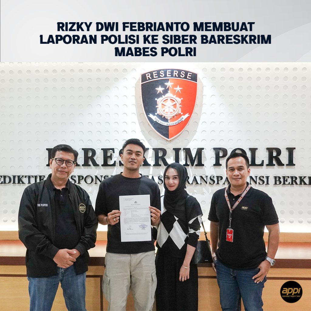 Rizky Dwi Febrianto Membuat Laporan Polisi ke Siber Bareskrim Mabes ...
